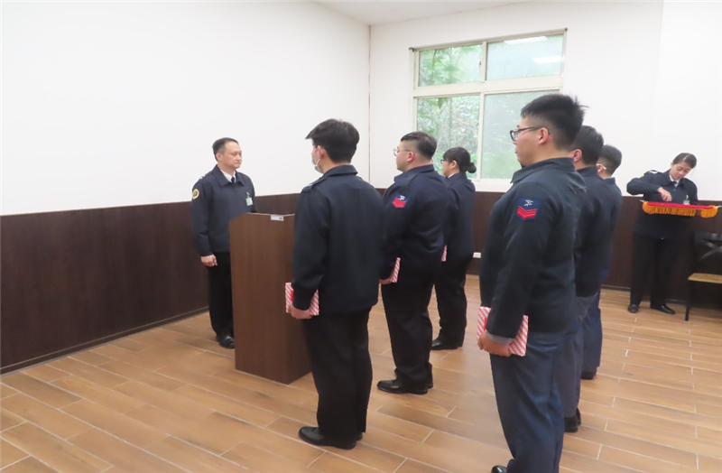 The commander of Taipei communication brigade, CDR. Huang, hosted ...
