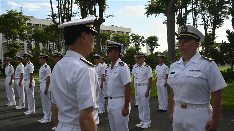 The Naval Shipbuilding Development Center Hosted A Uniform Inspection ...